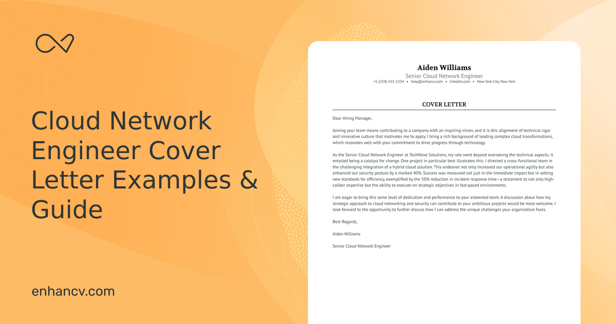 Network Engineer Cover Letter Examples Free Printable Cover Letter