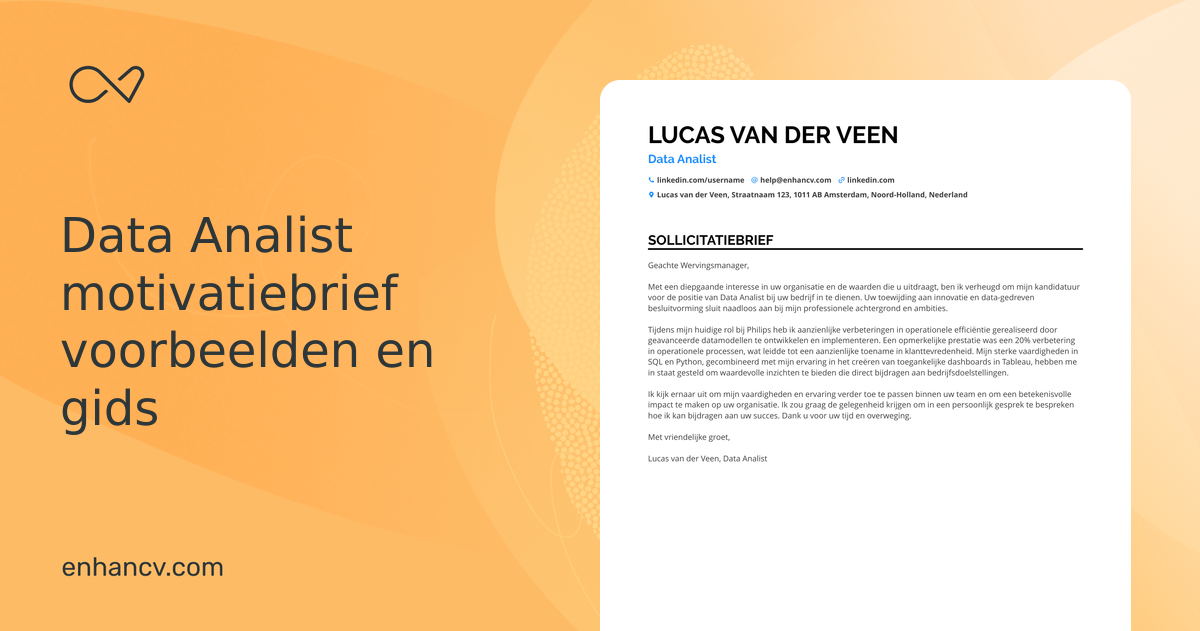 Data Analist Sollicitatiebrief-voorbeelden voor 2025