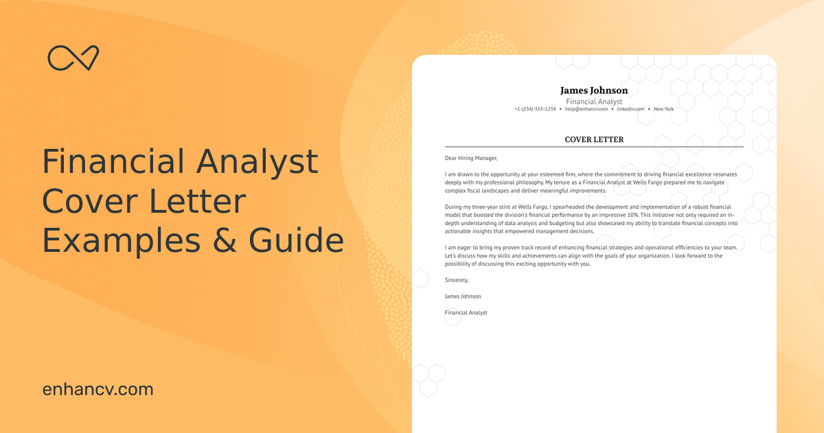 13 Professional Financial Analyst Cover Letter Examples and Template ...