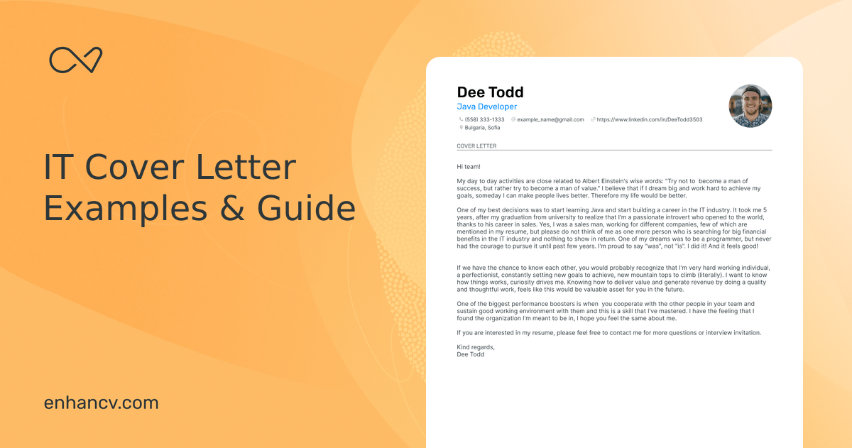 Top IT Cover Letter Examples for 2024