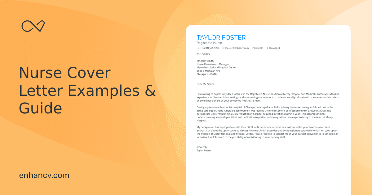 30 Professional Nursing Cover Letter Examples for 2026