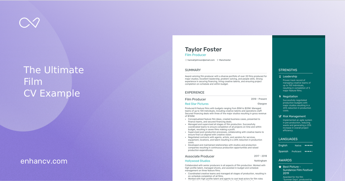 Film Producer Skills