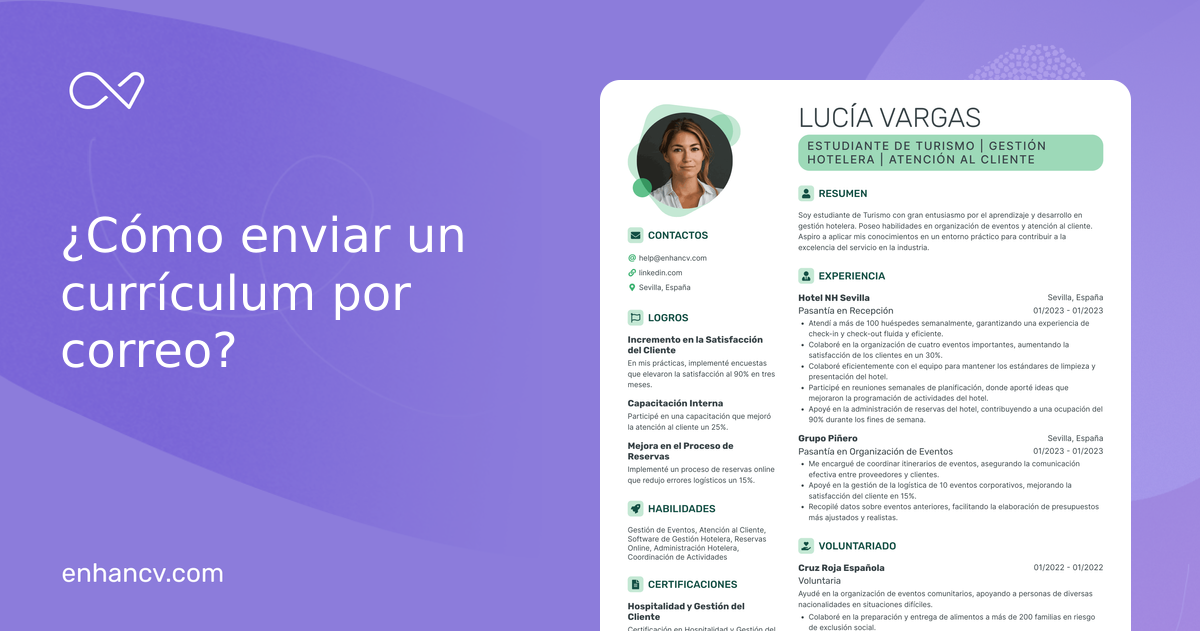 ¿Cómo Enviar un Currículum por Correo? Ejemplos y Consejos