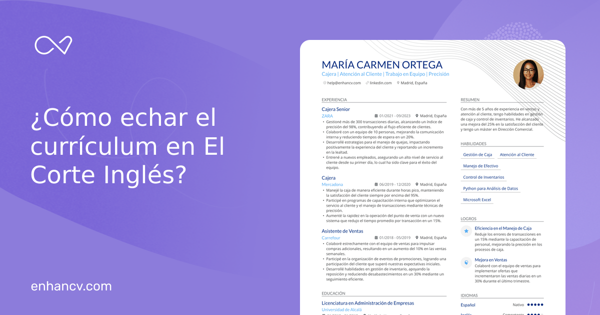 Echar Currículum en El Corte Inglés: Requisitos + Tips