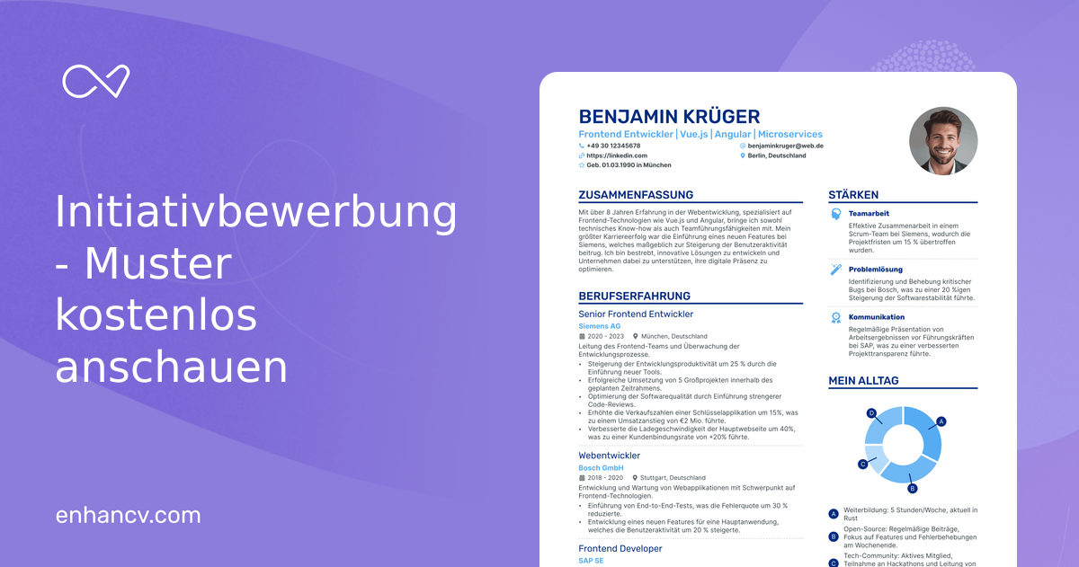 Initiativbewerbung Muster: Tipps für den Erfolg (2026)