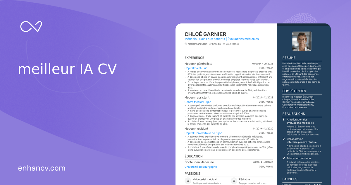 Meilleur IA CV : La liste des outils pour un CV gagnant
