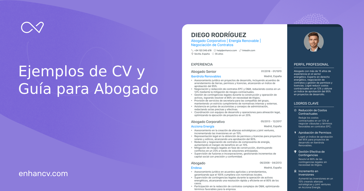 Currículum de Abogado: ¡Ejemplos y Tips Para tu CV!
