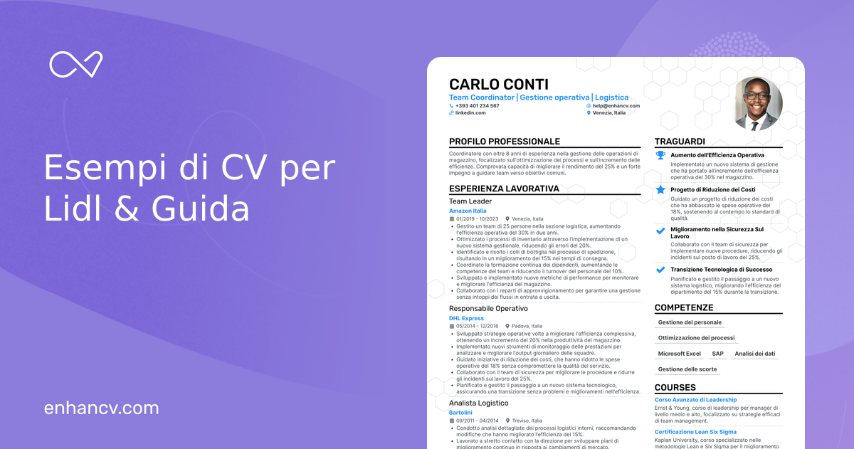 17 Esempi di Curriculum per Lidl che Hanno Fatto Assumere