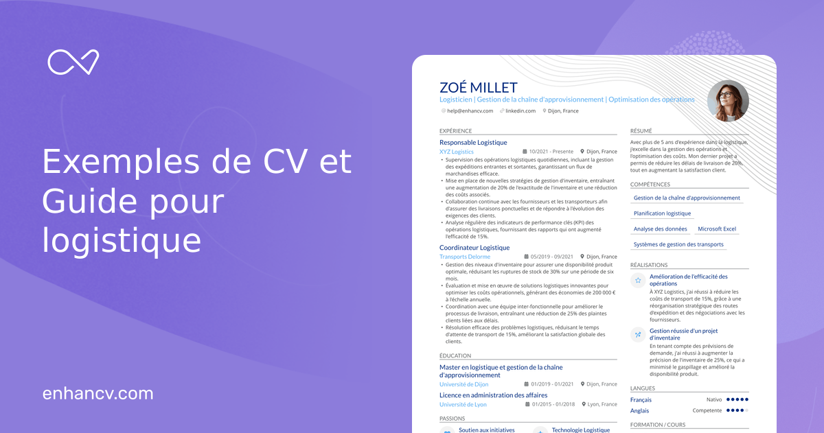 CV Logistique : Modèles et Conseils pour Réussir en 2025