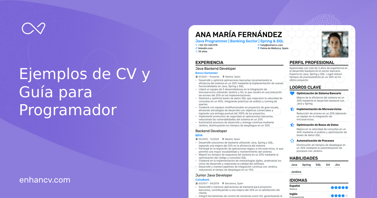 CV Programador: Ejemplos Populares y Consejos Clave