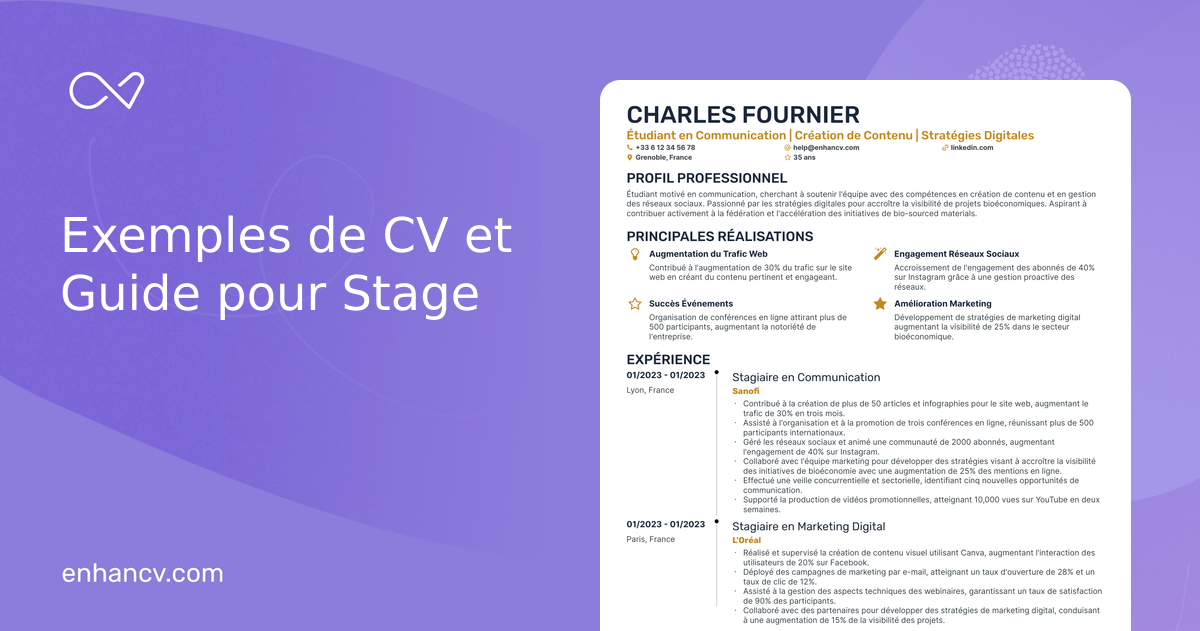 CV Stage : les meilleurs conseils pour se démarquer